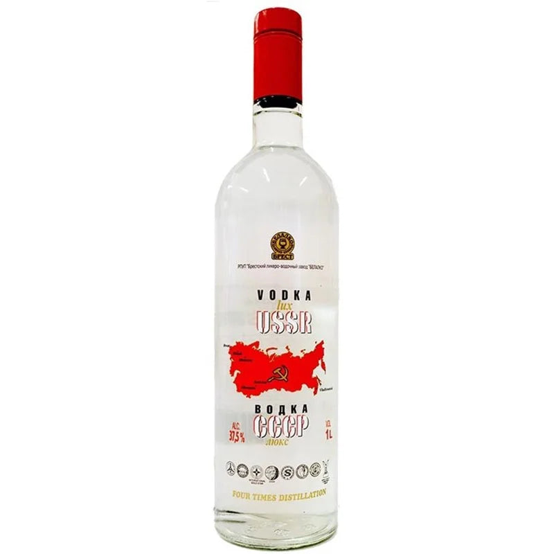 USSR Vodka 37.5% 1L – Liquor Star Online