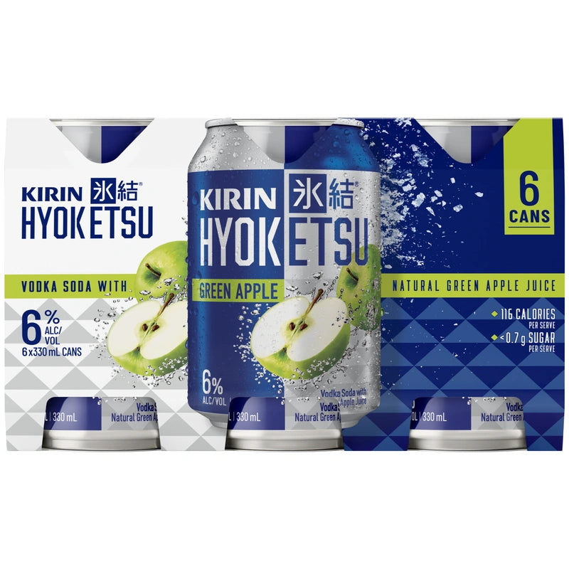 Kirin Hyoketsu Green Apple 6% 6 Pack Cans 330ml – Liquor Star Online