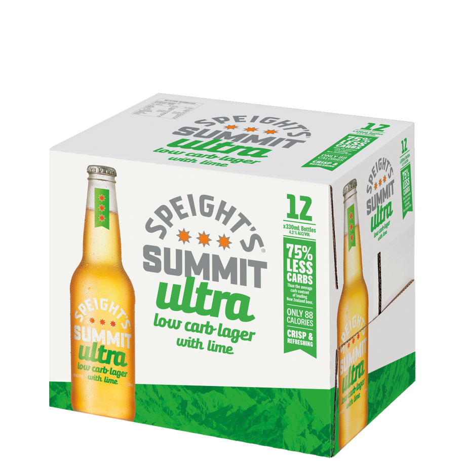 Speights Summit Ultra Lager Lime 12 Pack Bottles 330ml – Liquor Star Online