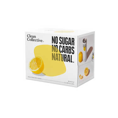 Clean Collective Gin & Tonic with Lemon 5% 6 Pack Cans 250ml – Liquor ...