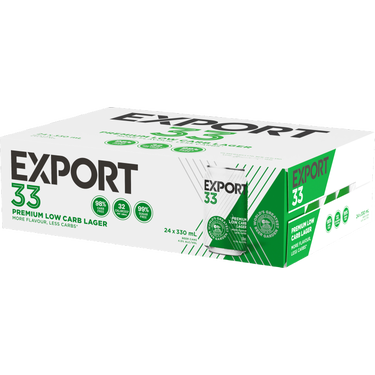 Export 33 24 Pack Cans 330ml – Liquor Star Online
