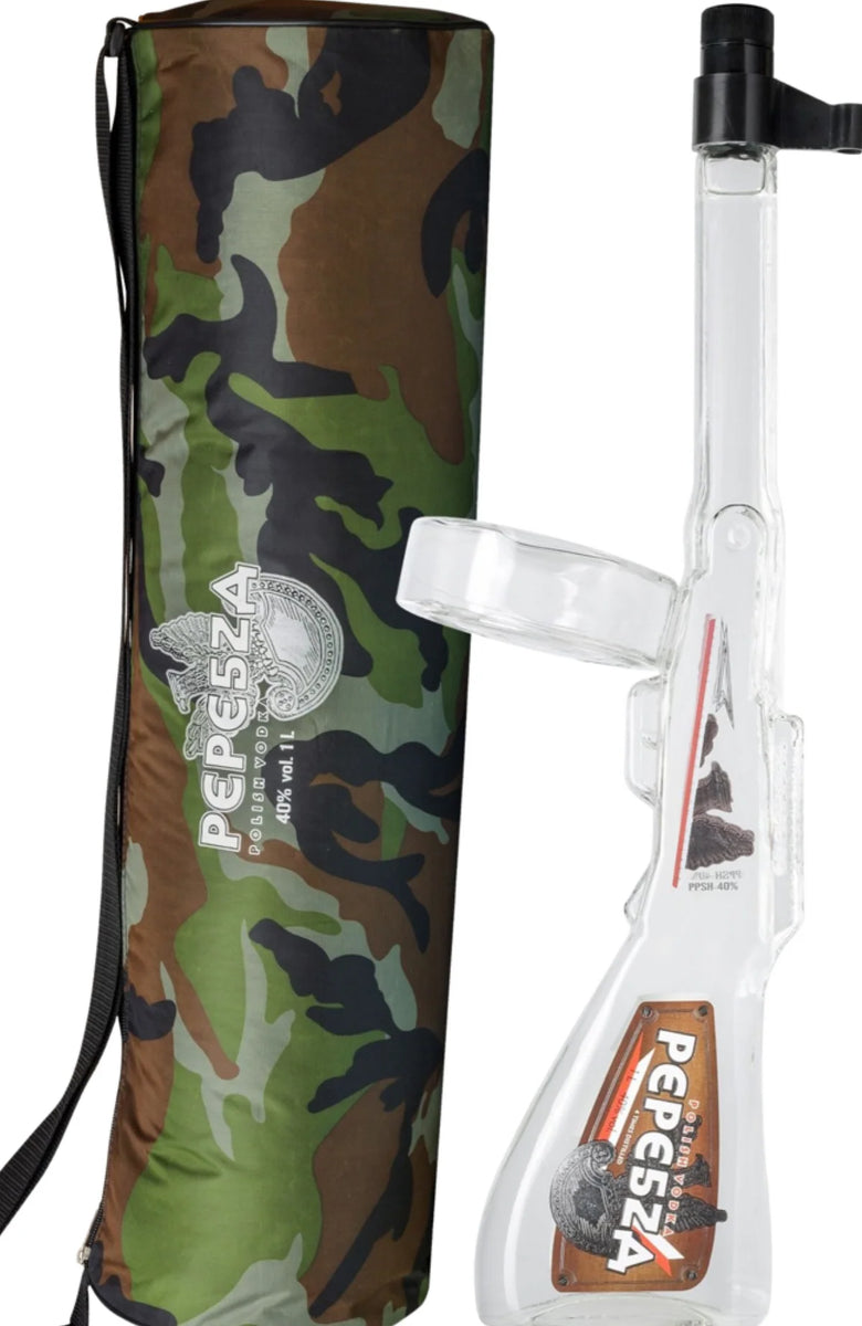 Pepesza Tommy Gun Vodka 1L with Bag – Liquor Star Online