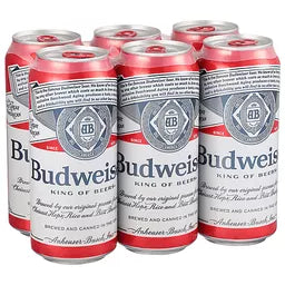 Budweiser 500ml 6Pk cans – Liquor Star Online