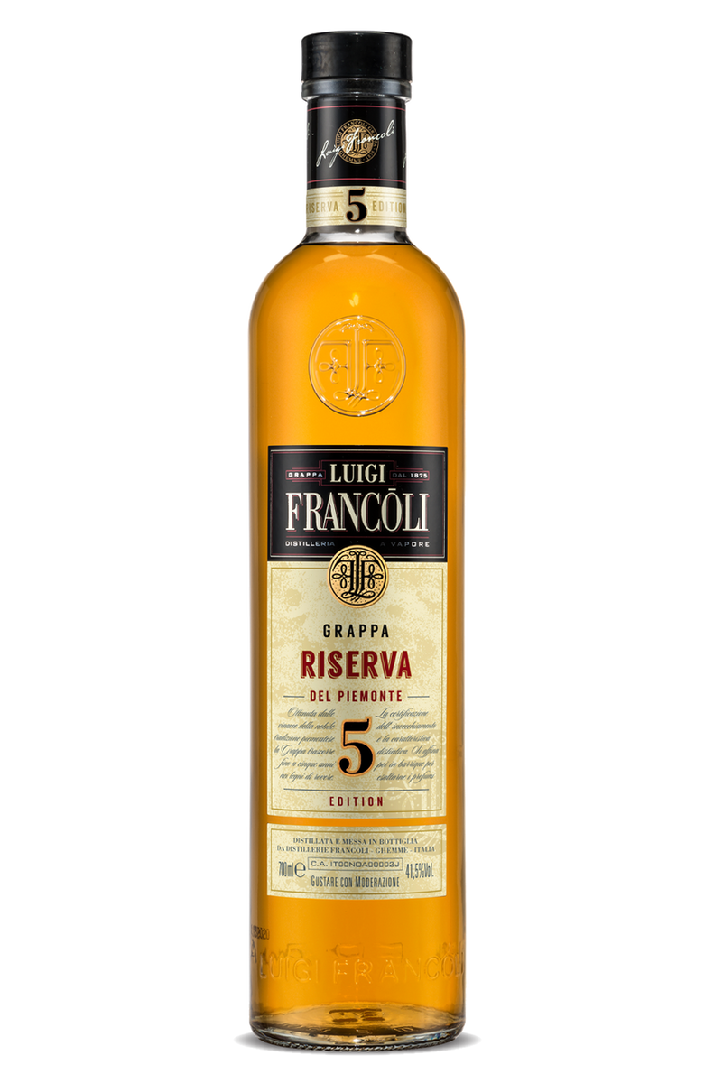Luigi Francoli Grappa Riserva 5Yo 700ml – Liquor Star Online